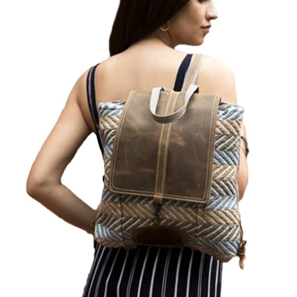 Myra Bag | Bags | Myra Bag Cosmos Canvas Leather Backpack | Poshmark